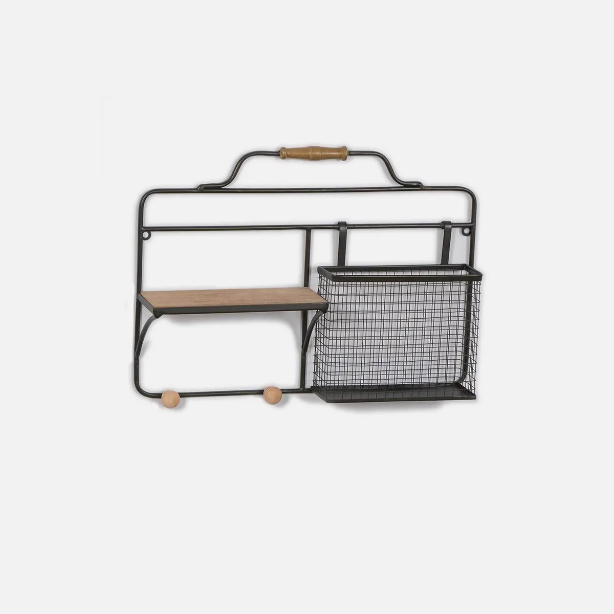 Wall Mounted Storage Rack - Aura Hygge